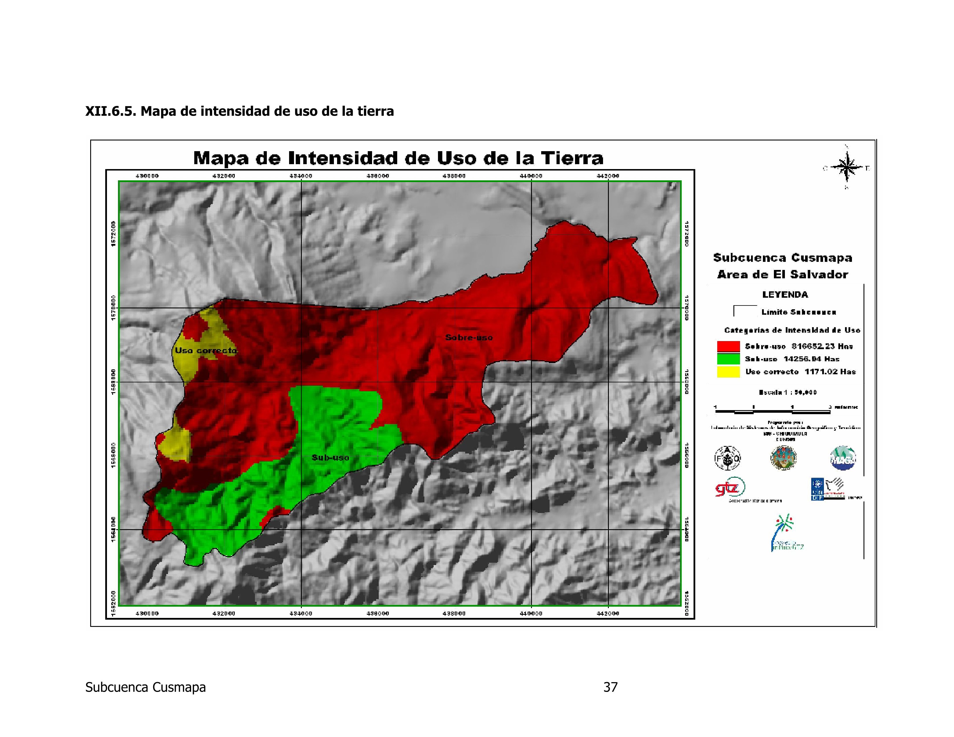 Caracterización 5 de subcuenca Cusmapa